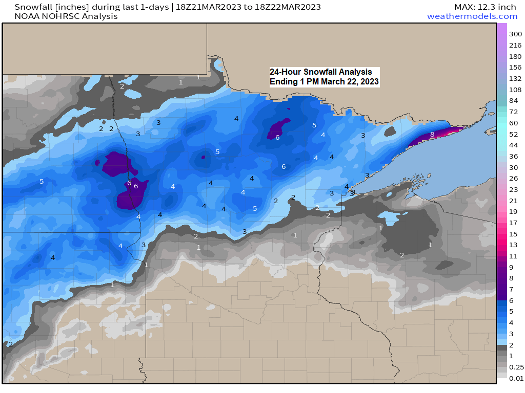 Quieter weather pattern for the Northland through early next week ...