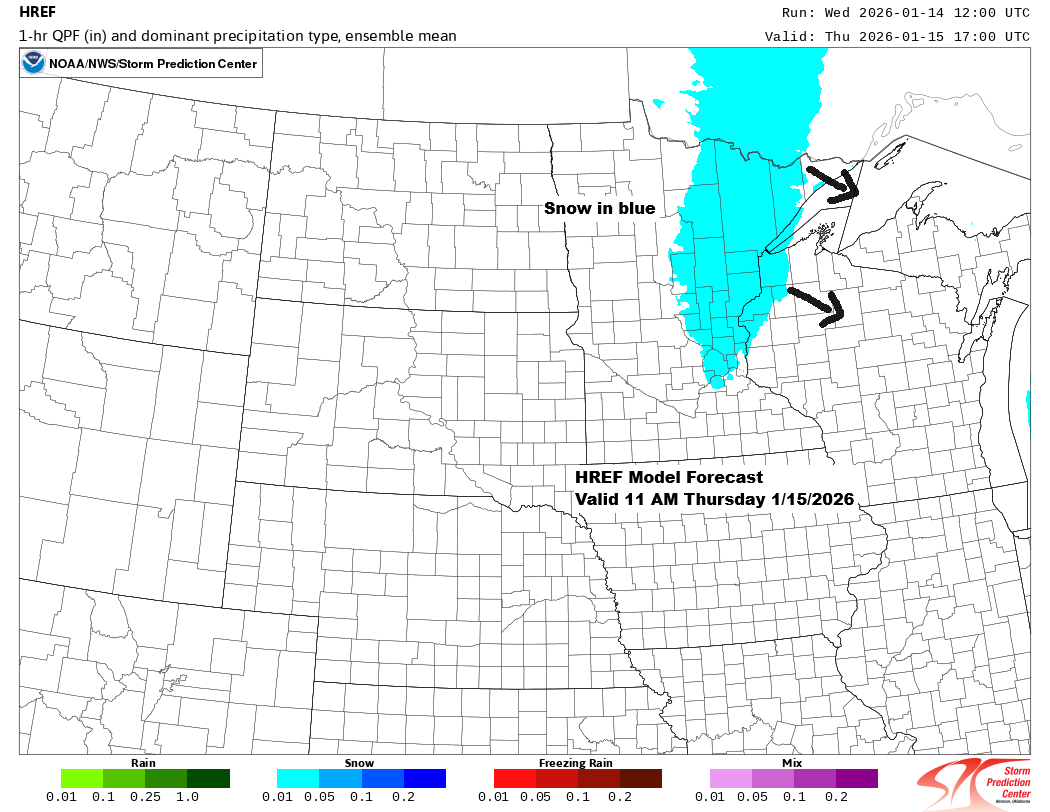 A clipper system is expected to bring light snow to northeast Minnesota ...